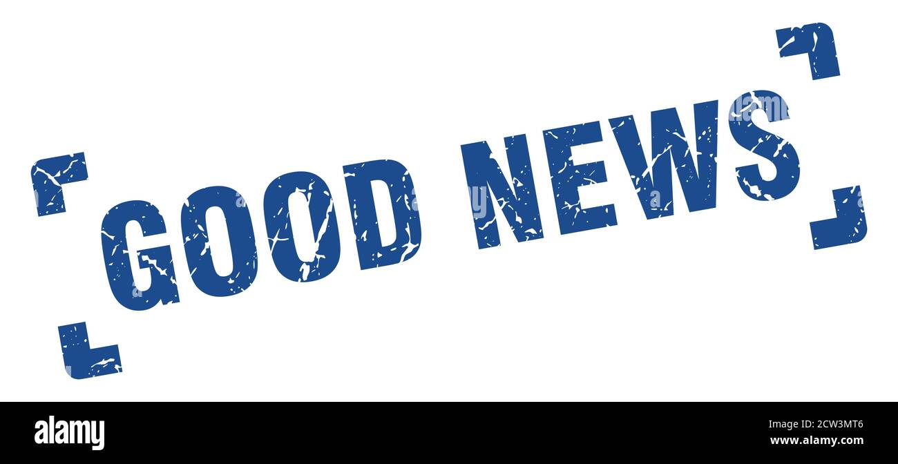 good news stamp. square grunge sign on white background Stock Vector ...