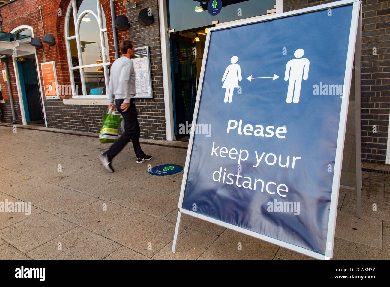 Led station signage hi-res stock photography and images - Alamy