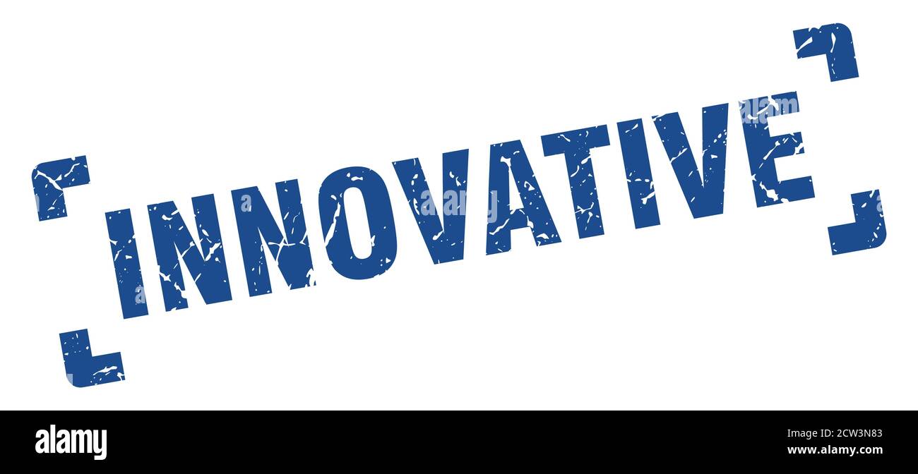 innovative stamp. square grunge sign on white background Stock Vector Image & Art - Alamy