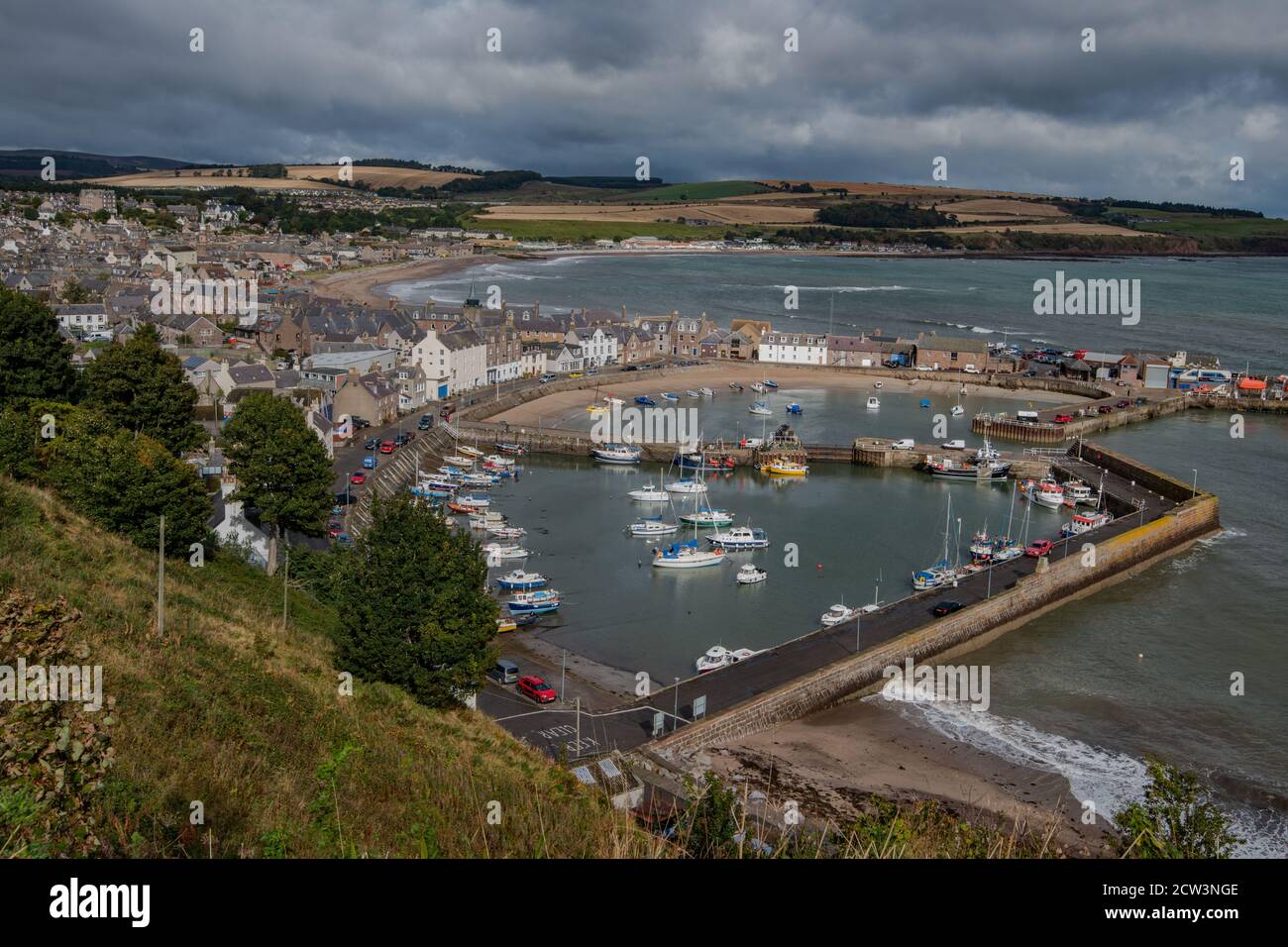 Stonehaven harbour, Aberdeenshire, Scotland, UK Stock Photo - Alamy