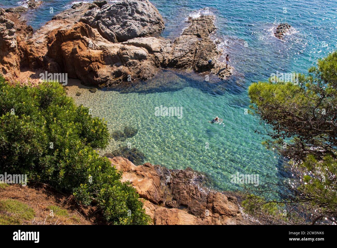 Fenals beach in Lloret de Mar,Costa Brava, Spain Stock Photo - Alamy
