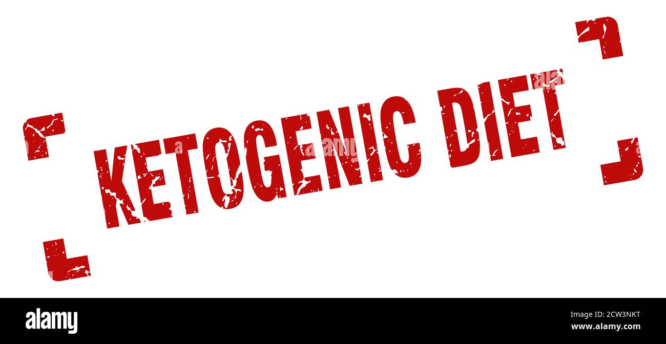 ketogenic diet stamp. square grunge sign on white background Stock ...