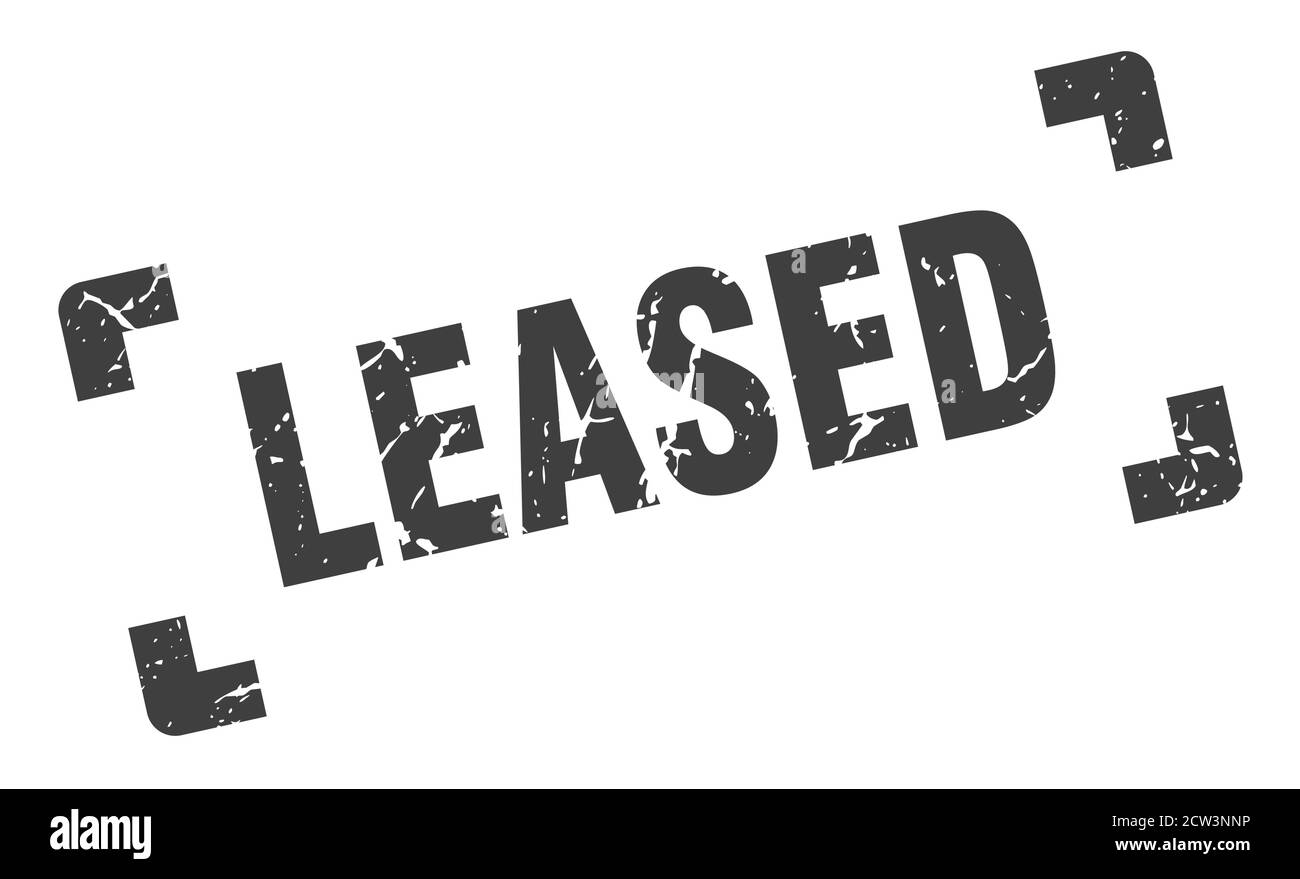 Leased sign Black and White Stock Photos & Images - Alamy