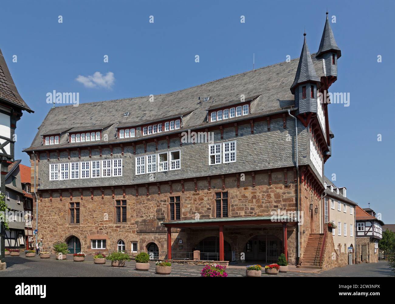 town hall, Fritzlar, Hesse, Germany Stock Photo - Alamy