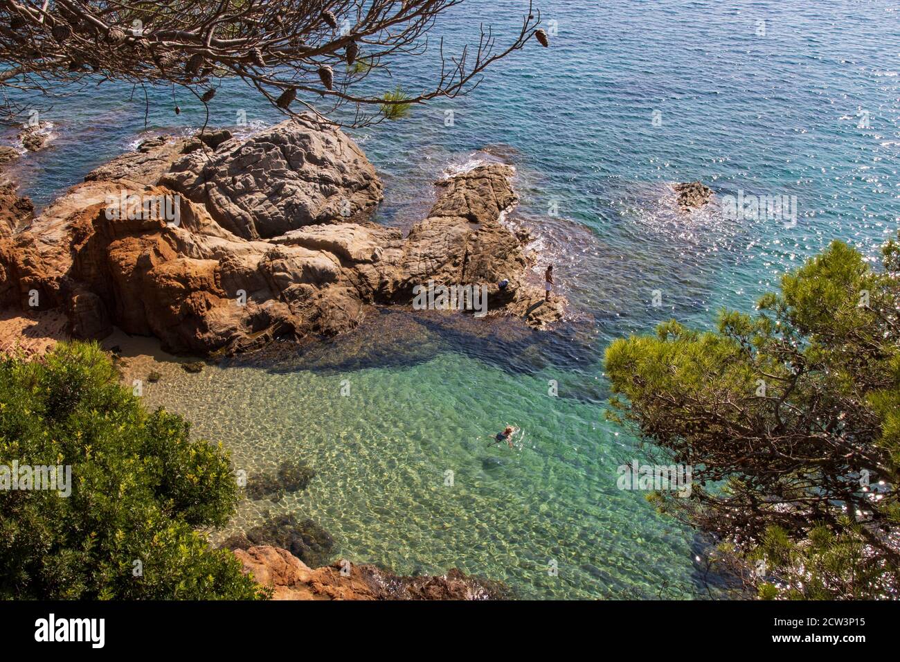 Fenals beach lloret de mar hi-res stock photography and images - Alamy