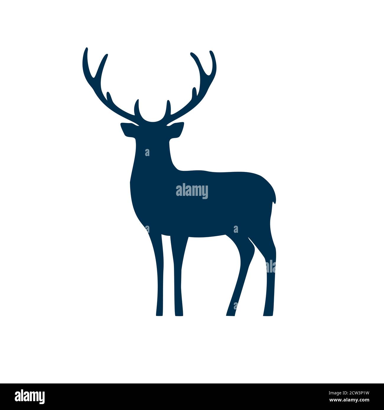 Deer vector illustration Stock Vector Image & Art - Alamy