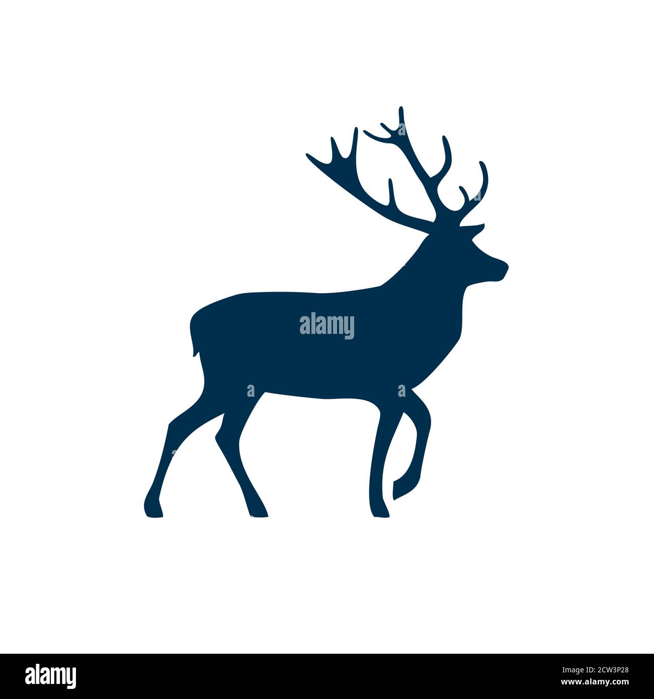 Deer vector illustration Stock Vector Image & Art - Alamy