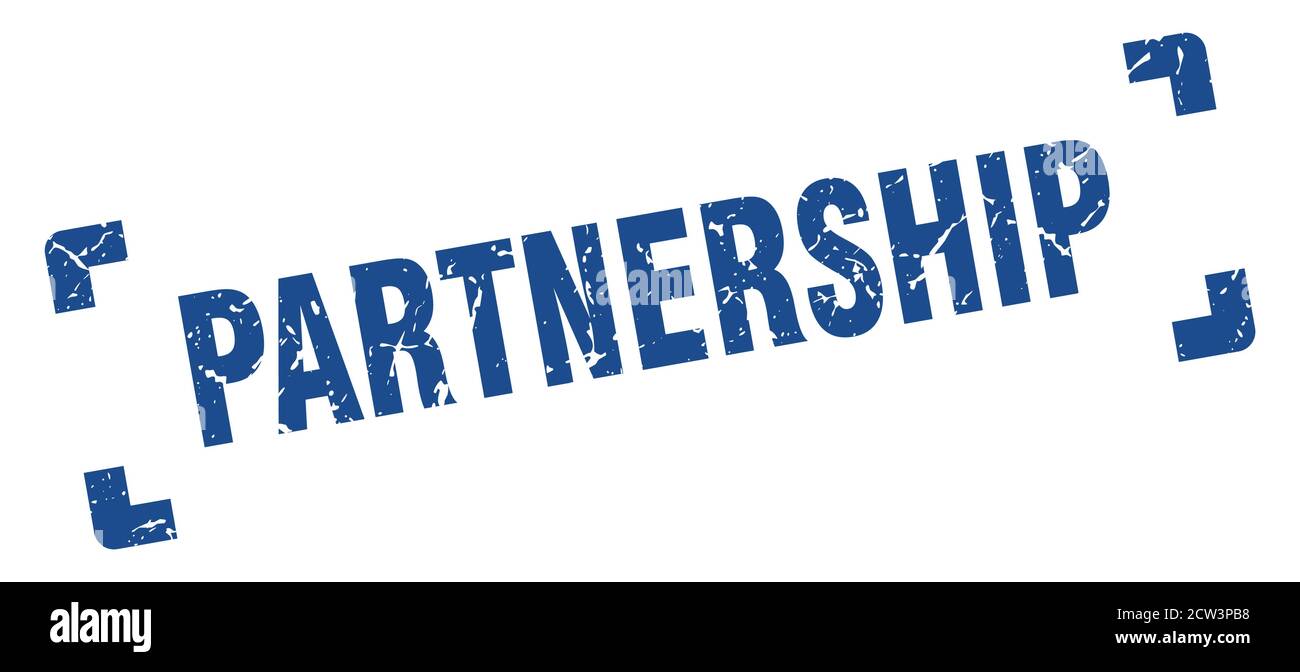 partnership stamp. square grunge sign on white background Stock Vector Image & Art - Alamy