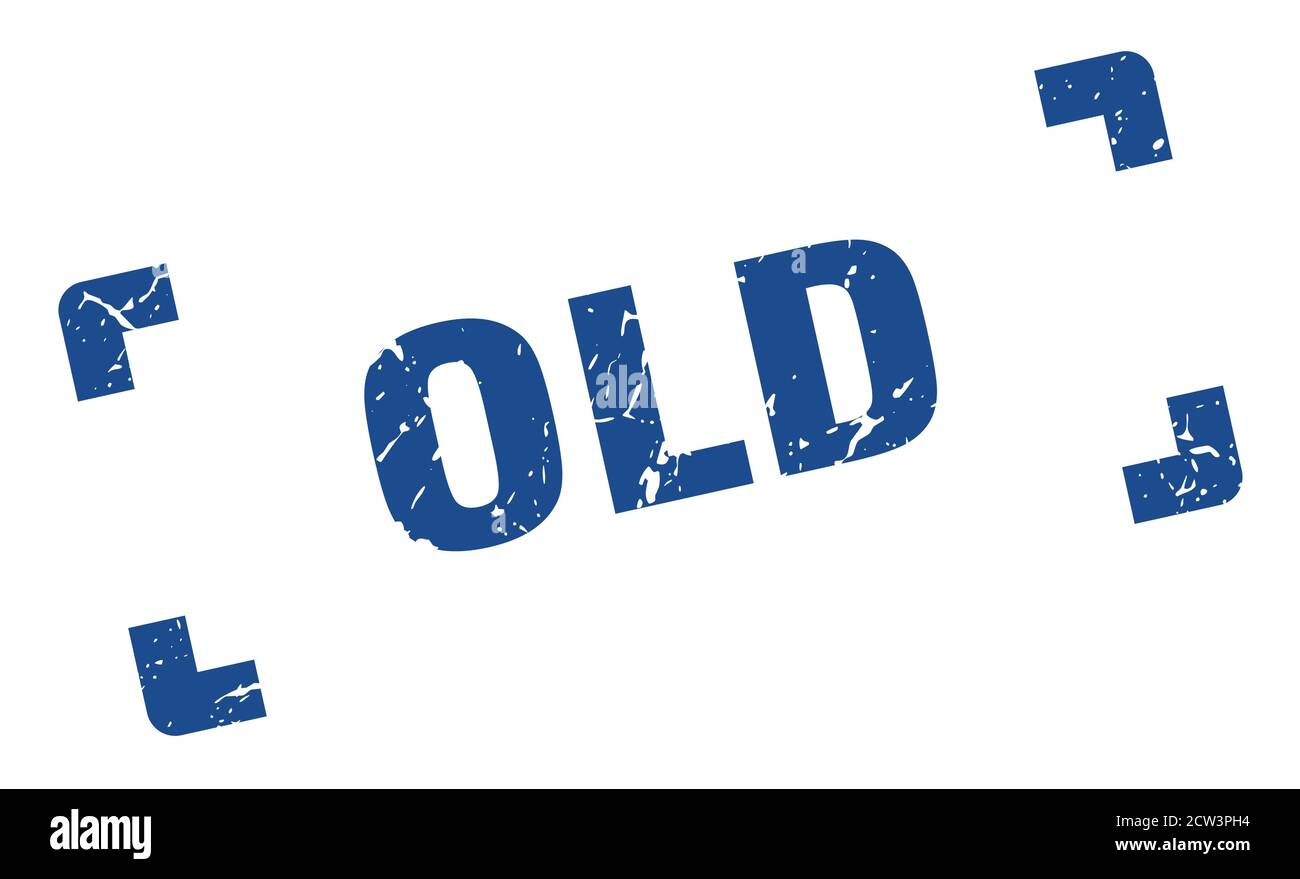 old stamp. square grunge sign on white background Stock Vector Image & Art - Alamy