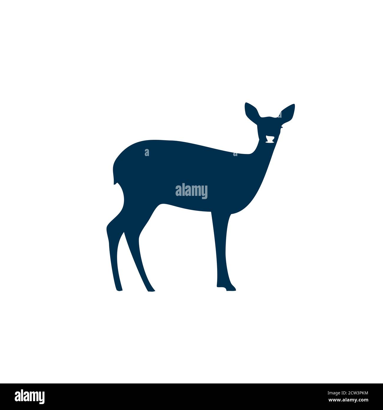 Deer vector illustration Stock Vector Image & Art - Alamy