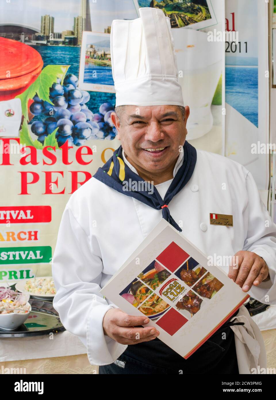 Chef Of A Peruvian Restaurant Stock Photo - Alamy