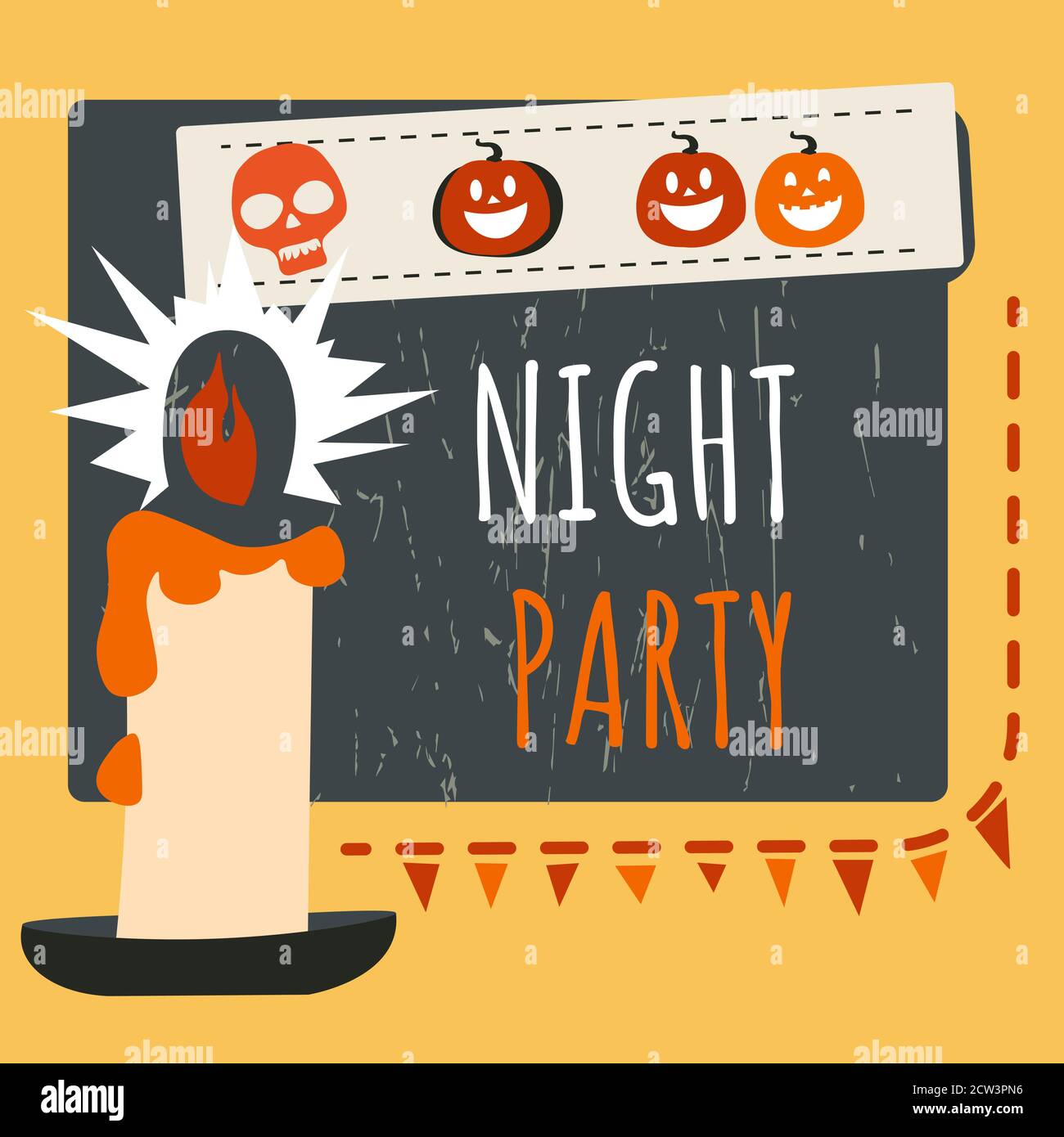 Lit pumpkins Stock Vector Images - Alamy