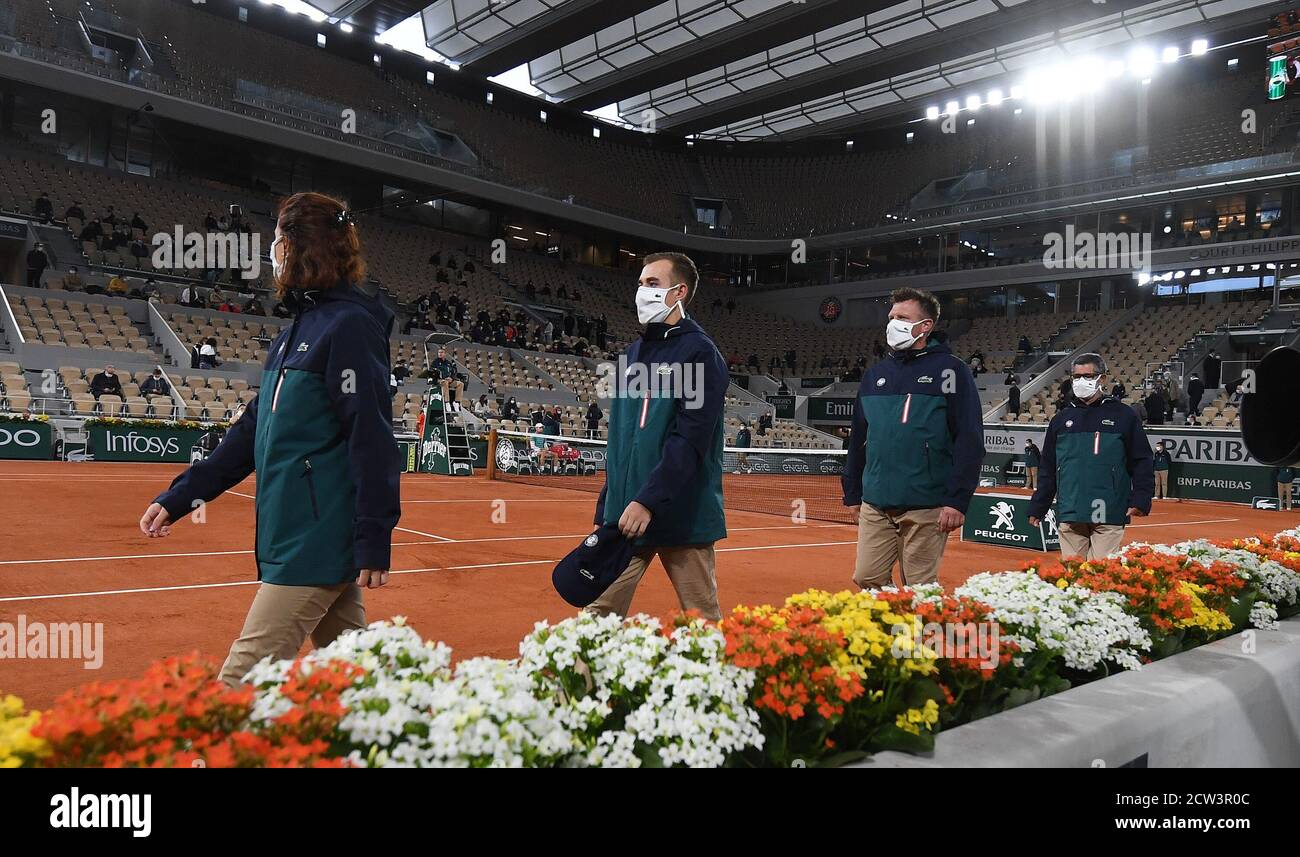 Paris, France. 27th Sep, 2020. Roland Garros Paris French Open 27/09 ...