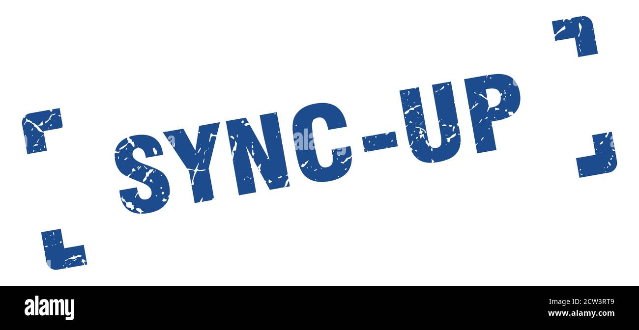 sync-up stamp. square grunge sign on white background Stock Vector ... sync-up stamp. square grunge sign on white background Stock Vector ...