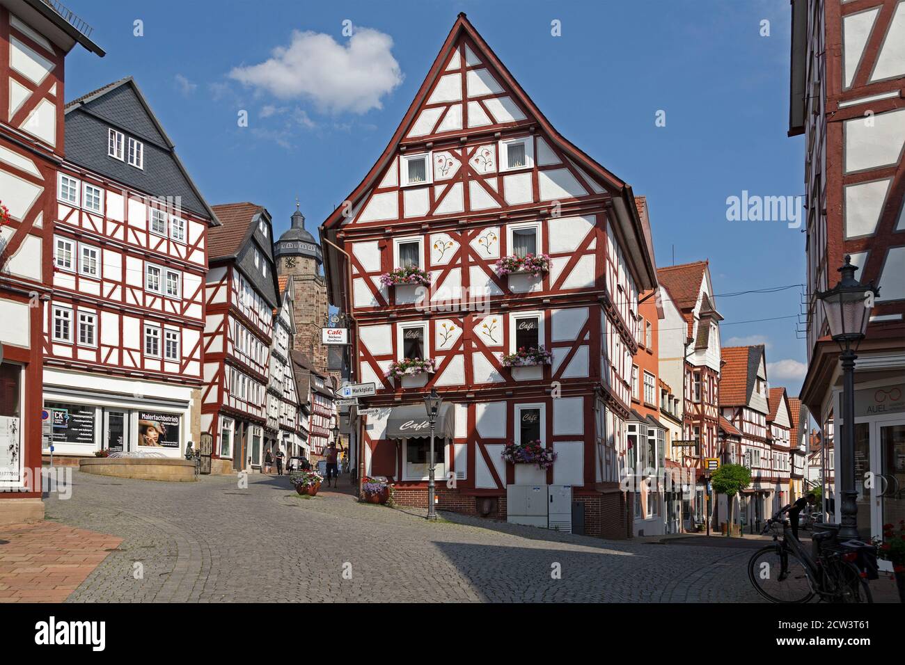 old town, Homberg (Efze), Hesse, Germany Stock Photo - Alamy