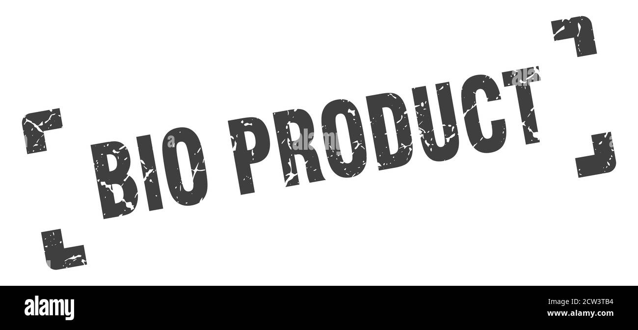 Bio product stamp square Stock Vector Images - Alamy