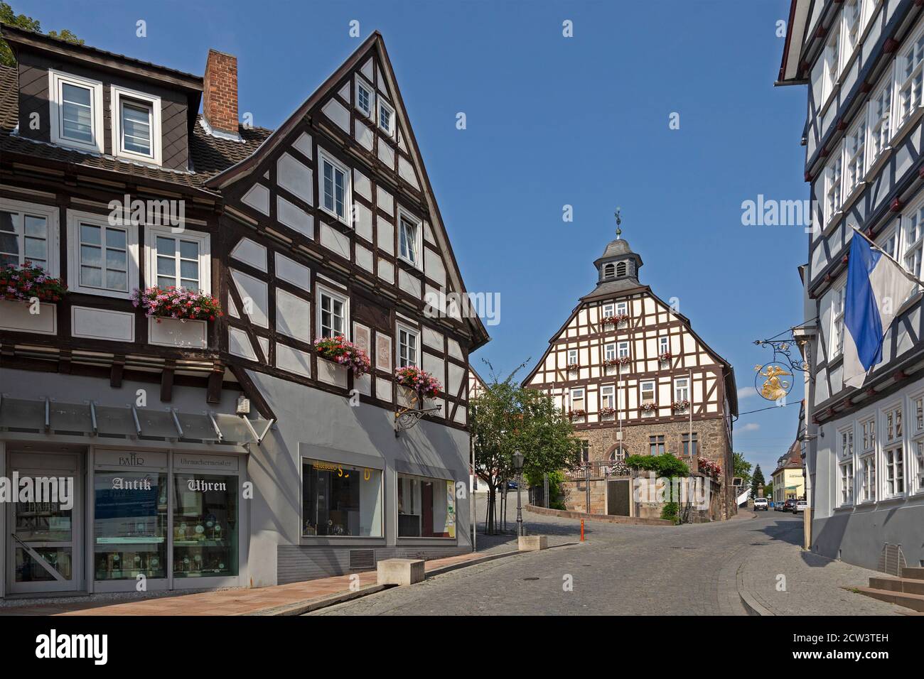 town hall, Homberg (Efze), Hesse, Germany Stock Photo - Alamy