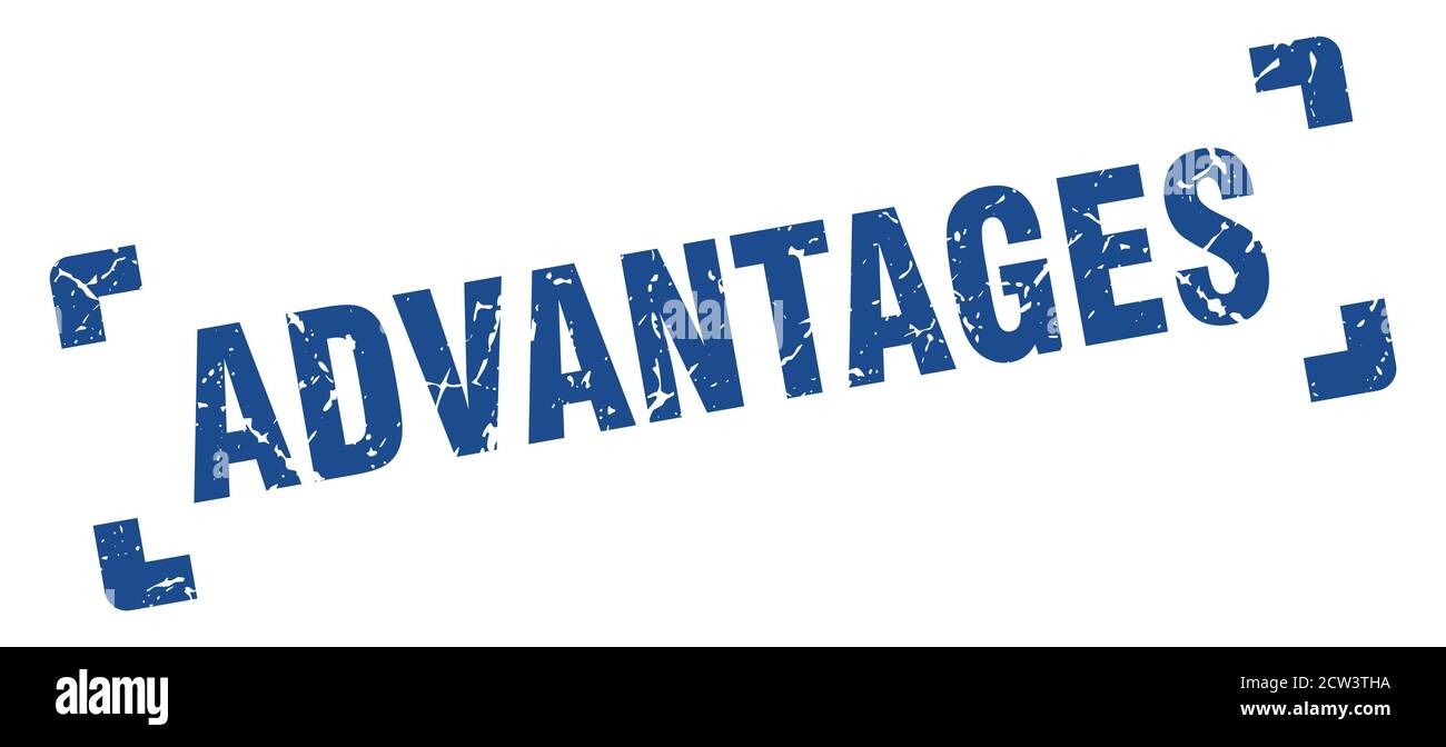 Advantages stamp sign seal hi-res stock photography and images - Alamy