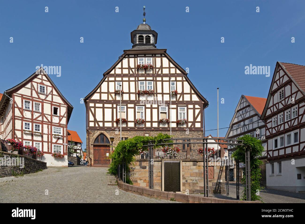 town hall, Homberg (Efze), Hesse, Germany Stock Photo - Alamy