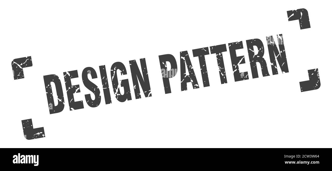 design pattern stamp. square grunge sign on white background Stock Vector Image & Art - Alamy