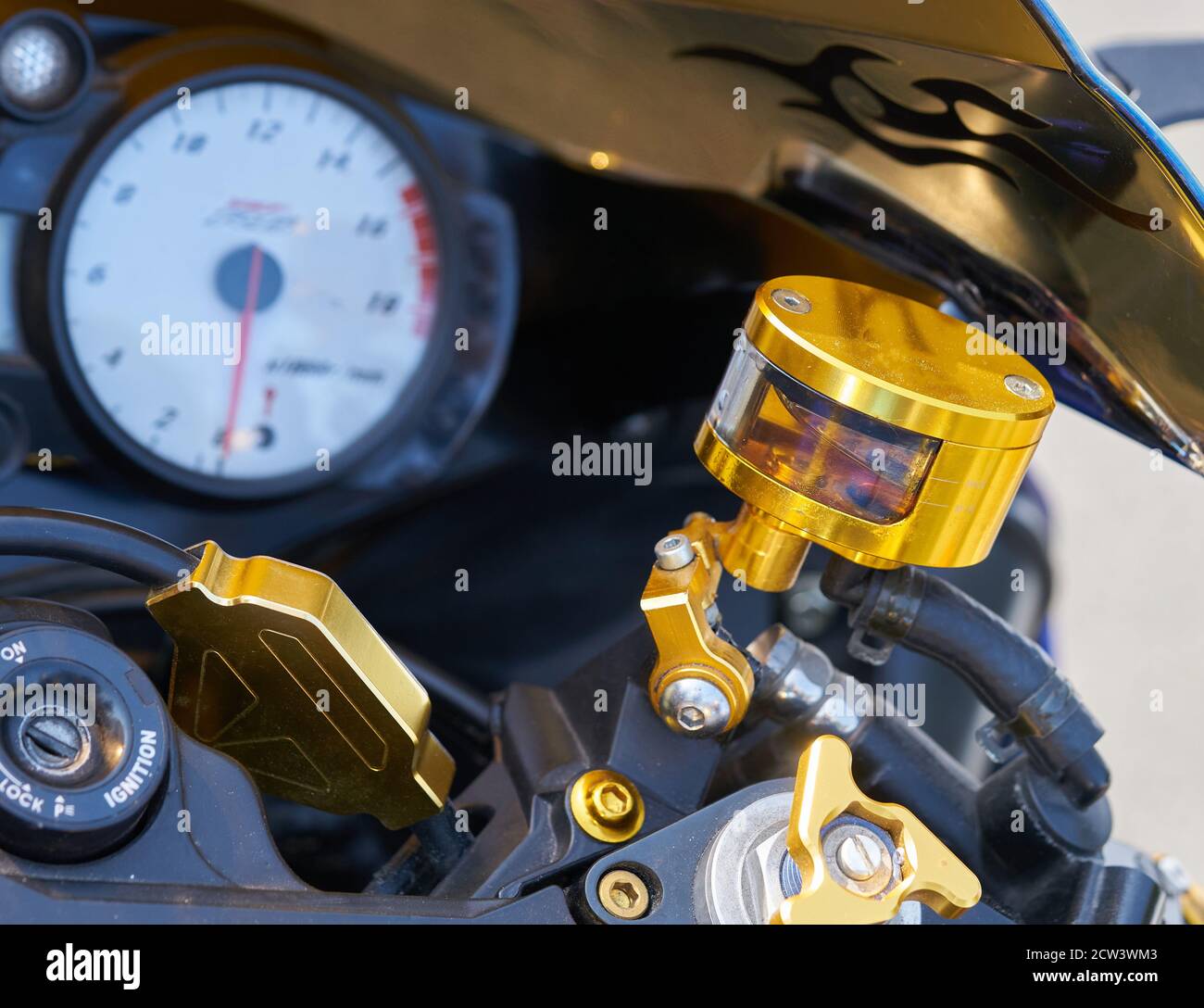 Motorcycle speed meter hi-res stock photography and images - Alamy