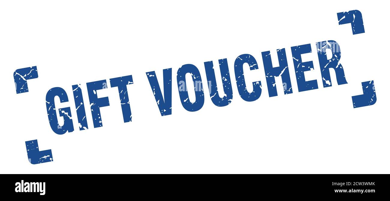 gift voucher stamp. square grunge sign on white background Stock Vector ...