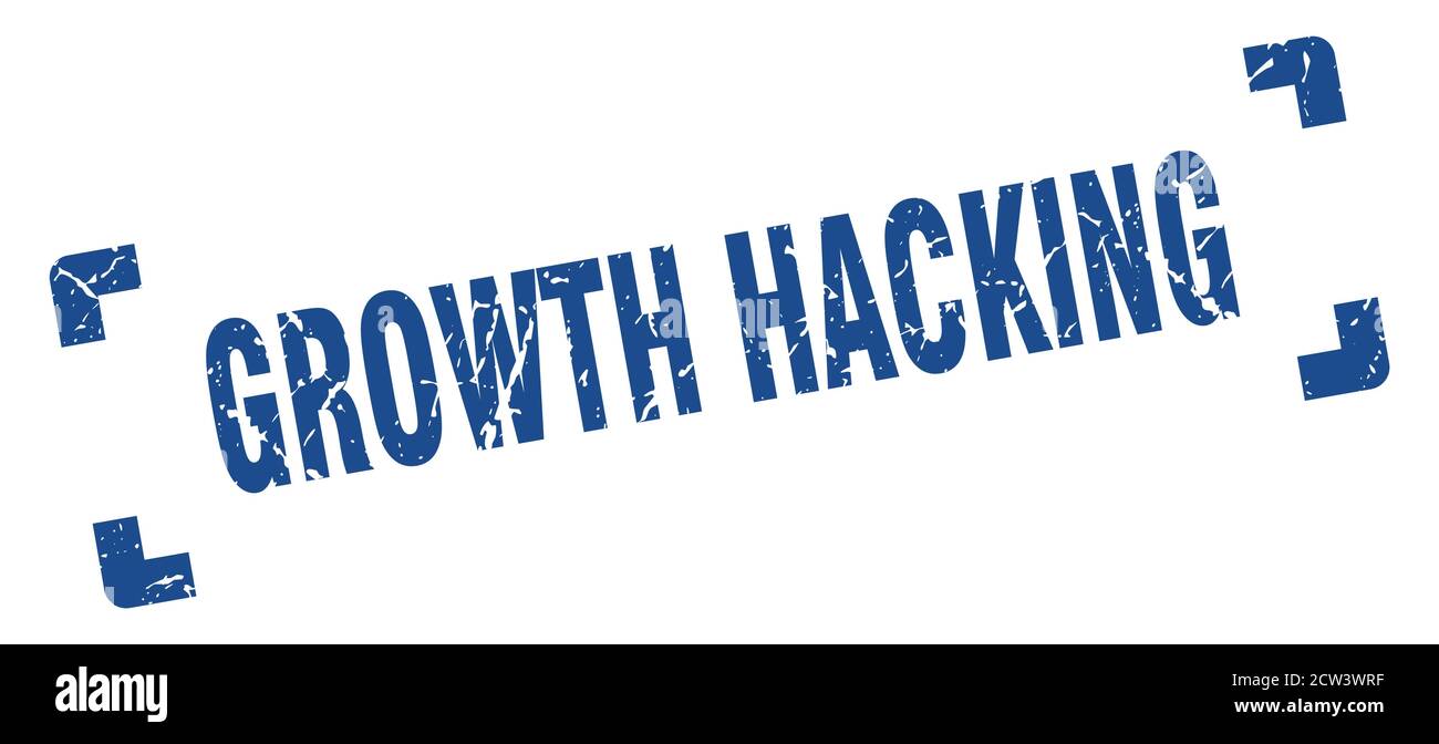 growth hacking stamp. square grunge sign on white background Stock ...