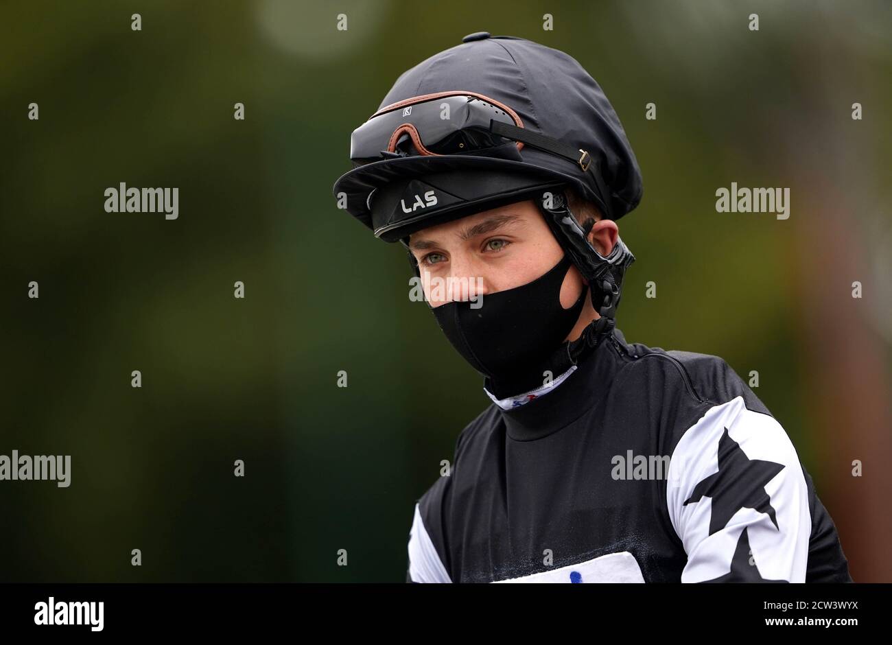 Jockey Angus Villiers at Nottingham Racecourse Stock Photo - Alamy