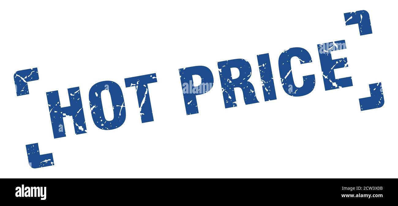 hot price stamp. square grunge sign on white background Stock Vector ...