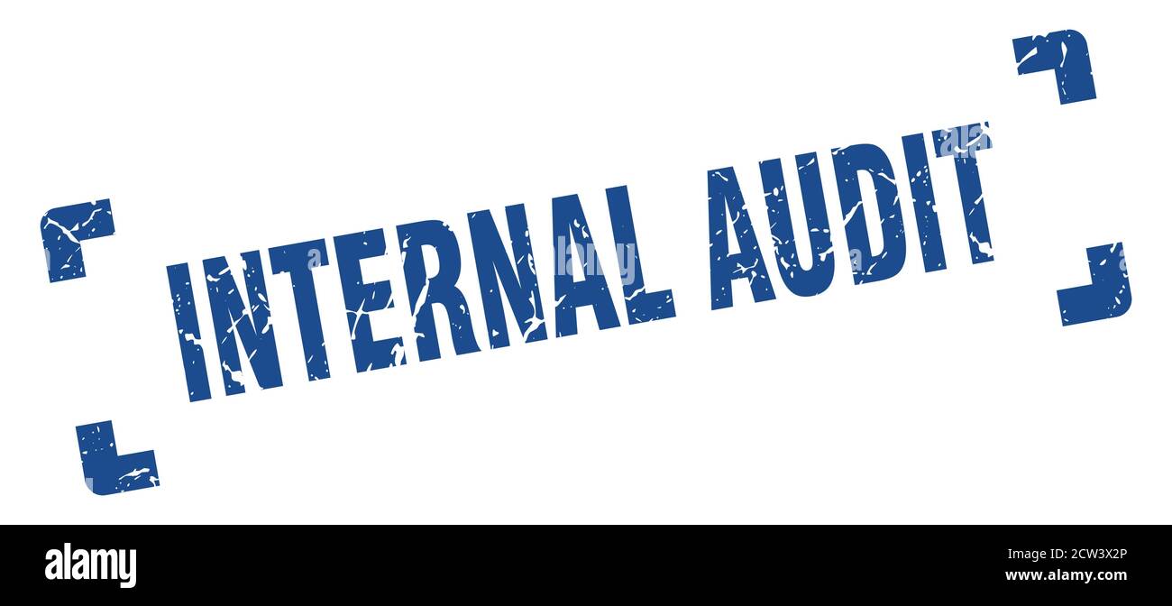 internal audit stamp. square grunge sign on white background Stock ...
