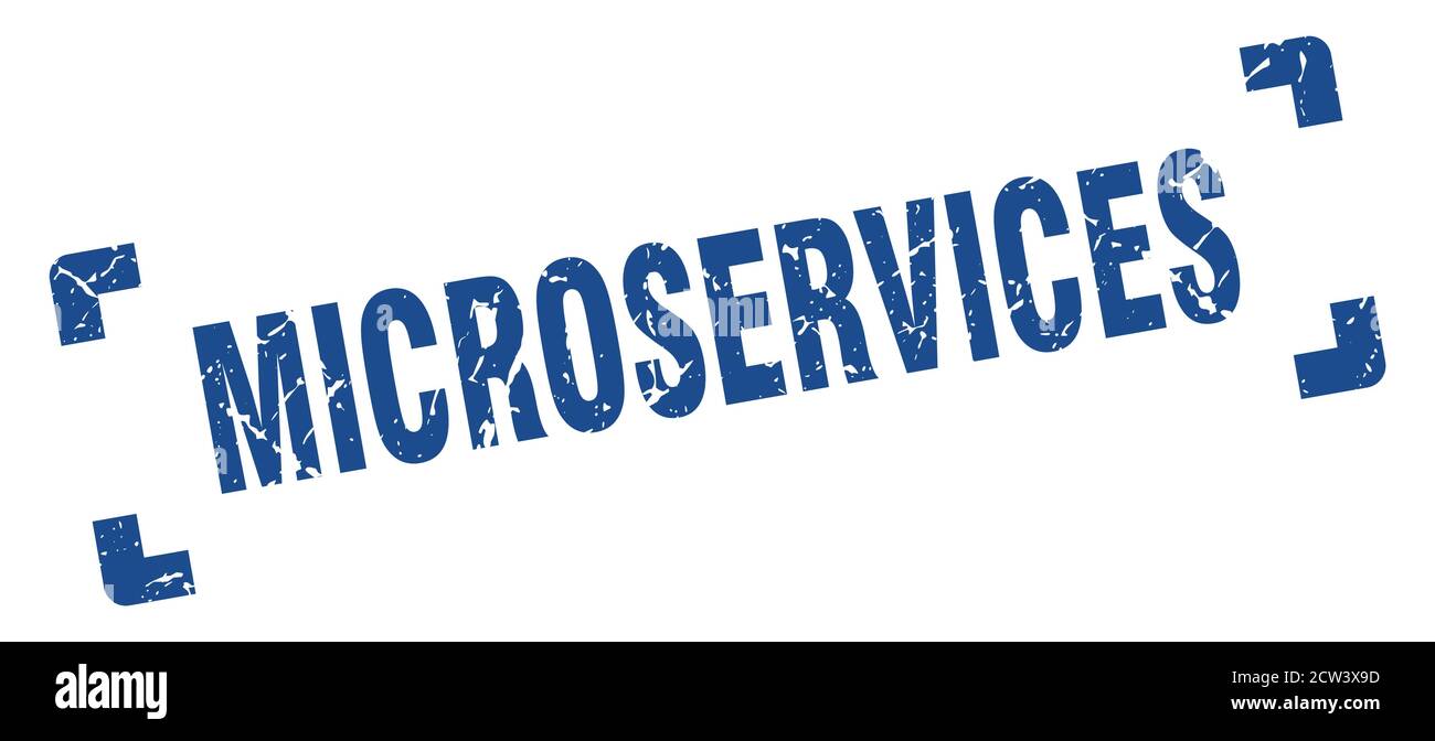 microservices stamp. square grunge sign on white background Stock Vector Image & Art - Alamy