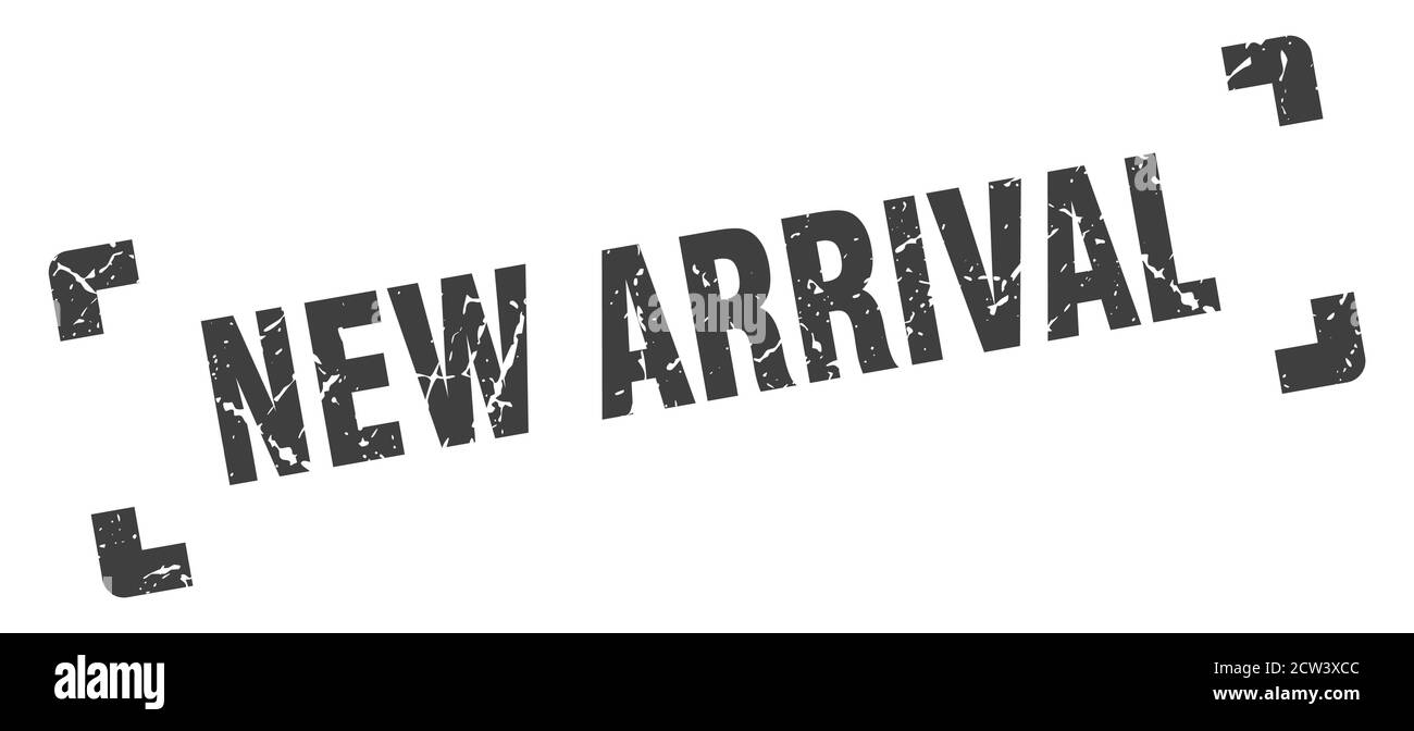 New arrival on sign Black and White Stock Photos & Images - Alamy