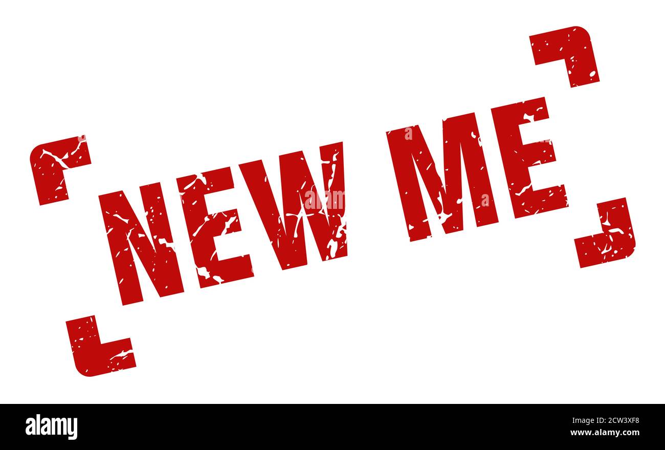 new me stamp. square grunge sign on white background Stock Vector Image ...