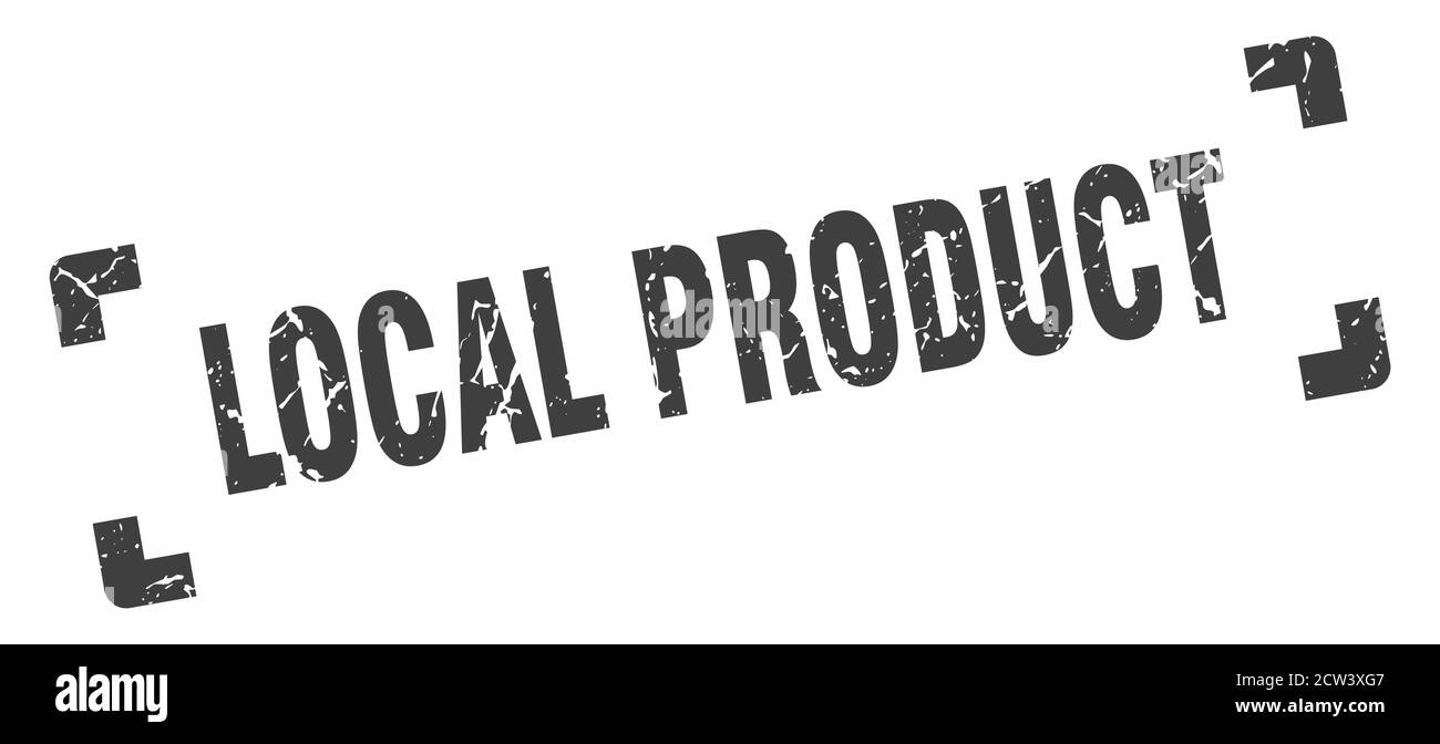 local product stamp. square grunge sign on white background Stock Vector Image & Art - Alamy