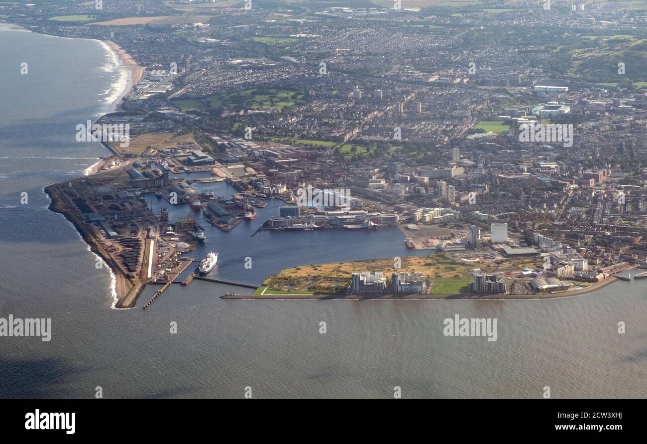 Aerial view of leith hi-res stock photography and images - Alamy