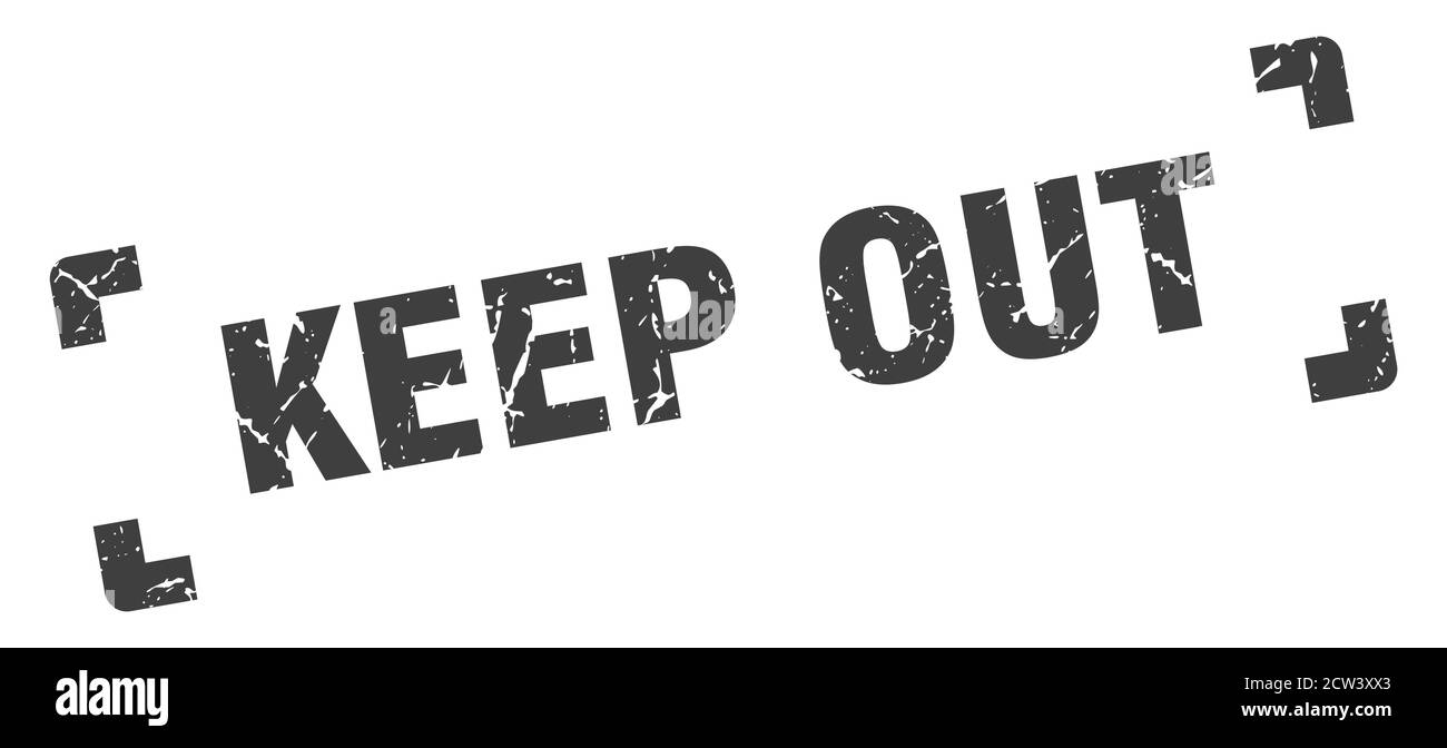 Keep out vector vectors Black and White Stock Photos & Images - Alamy
