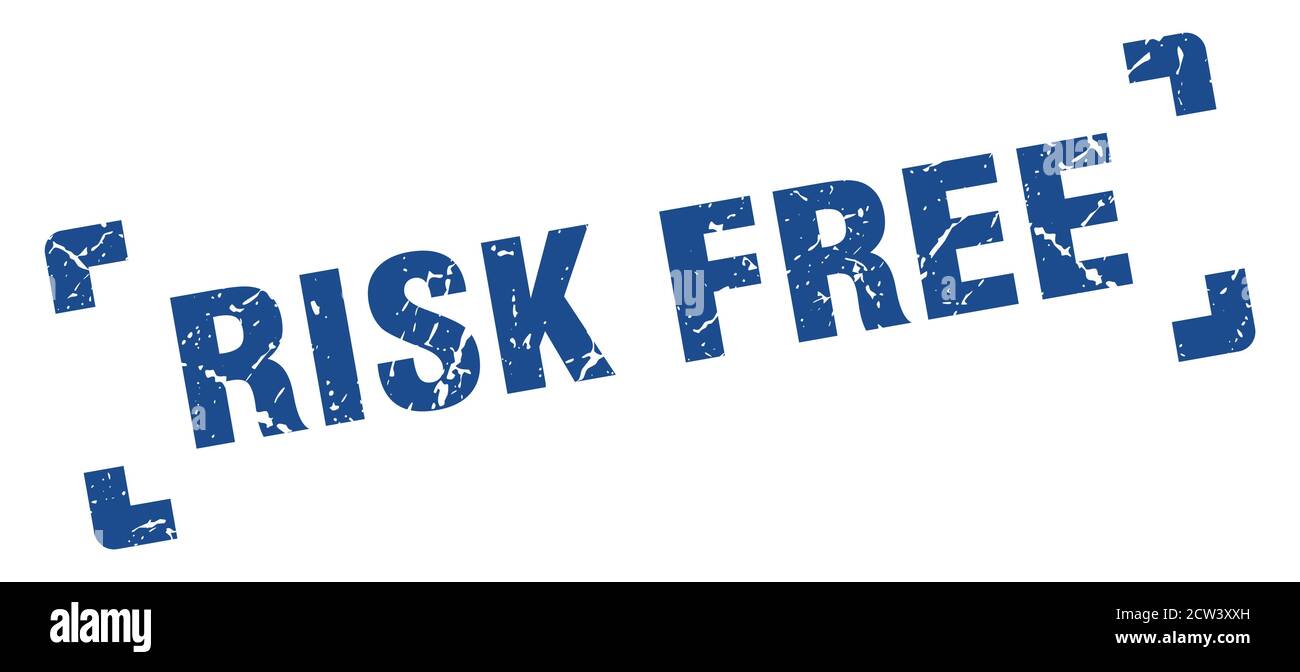 risk free stamp. square grunge sign on white background Stock Vector ...