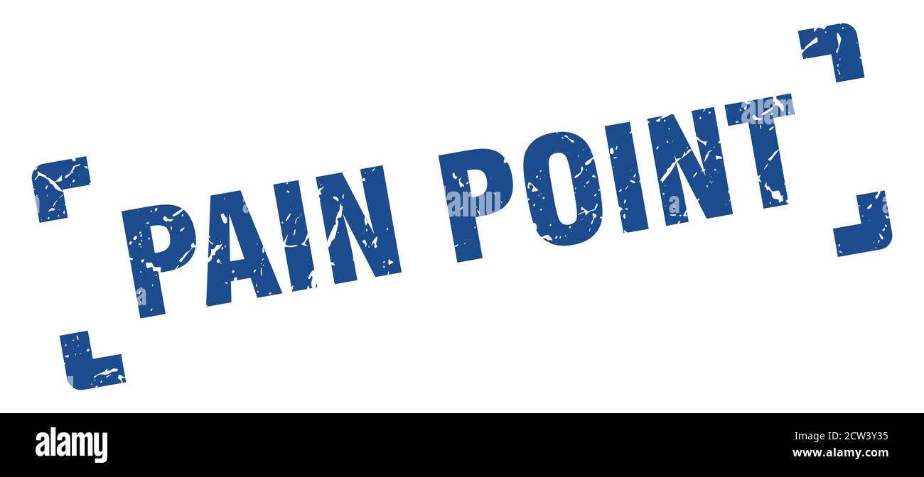 pain point stamp. square grunge sign on white background Stock Vector ...
