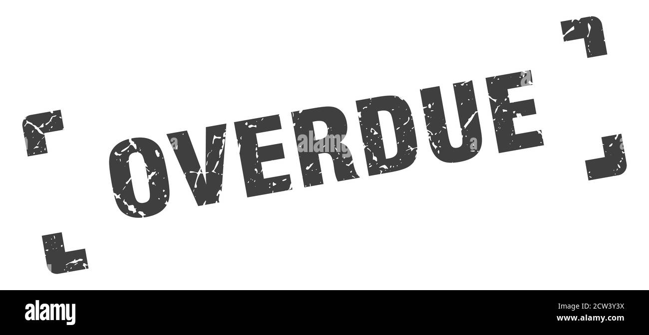 Overdue stamp Black and White Stock Photos & Images - Alamy