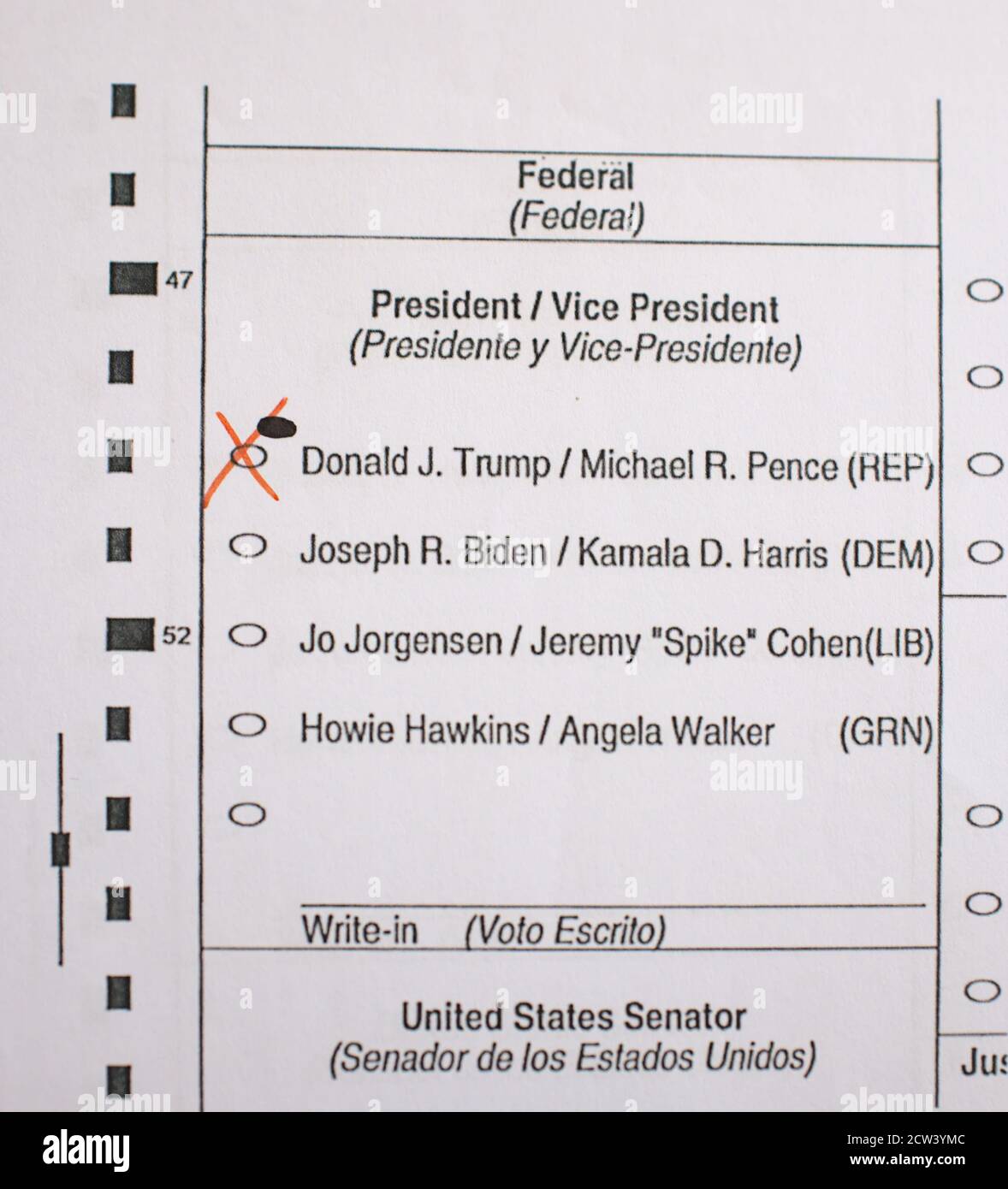 Sample Ballot High Resolution Stock Photography and Images - Alamy