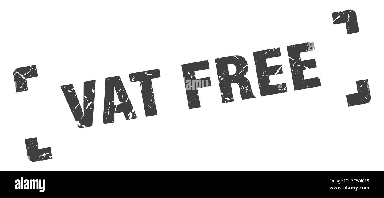 Vat free stamp Black and White Stock Photos & Images - Alamy