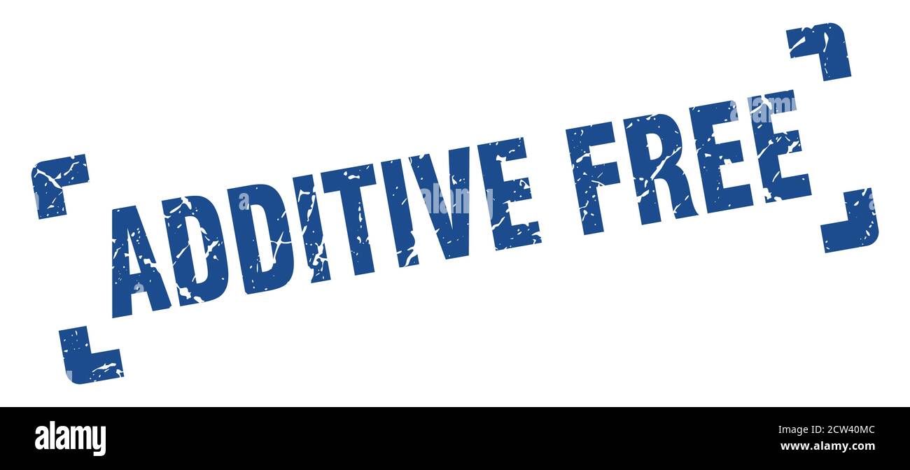 additive free stamp. square grunge sign on white background Stock Vector Image & Art - Alamy
