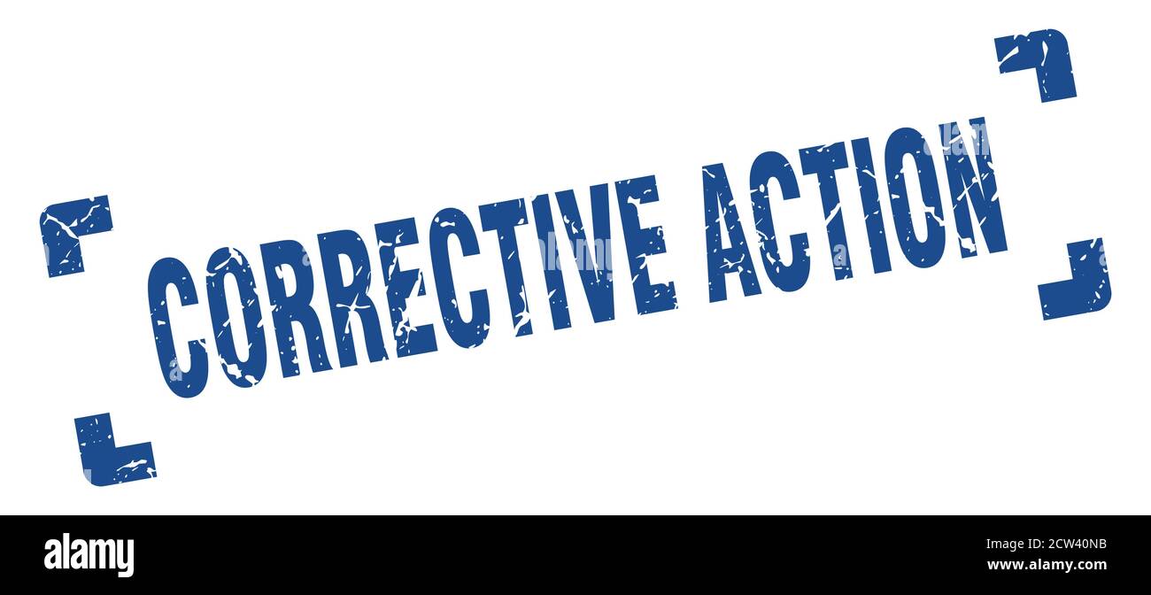 Corrective action stamp hi-res stock photography and images - Alamy