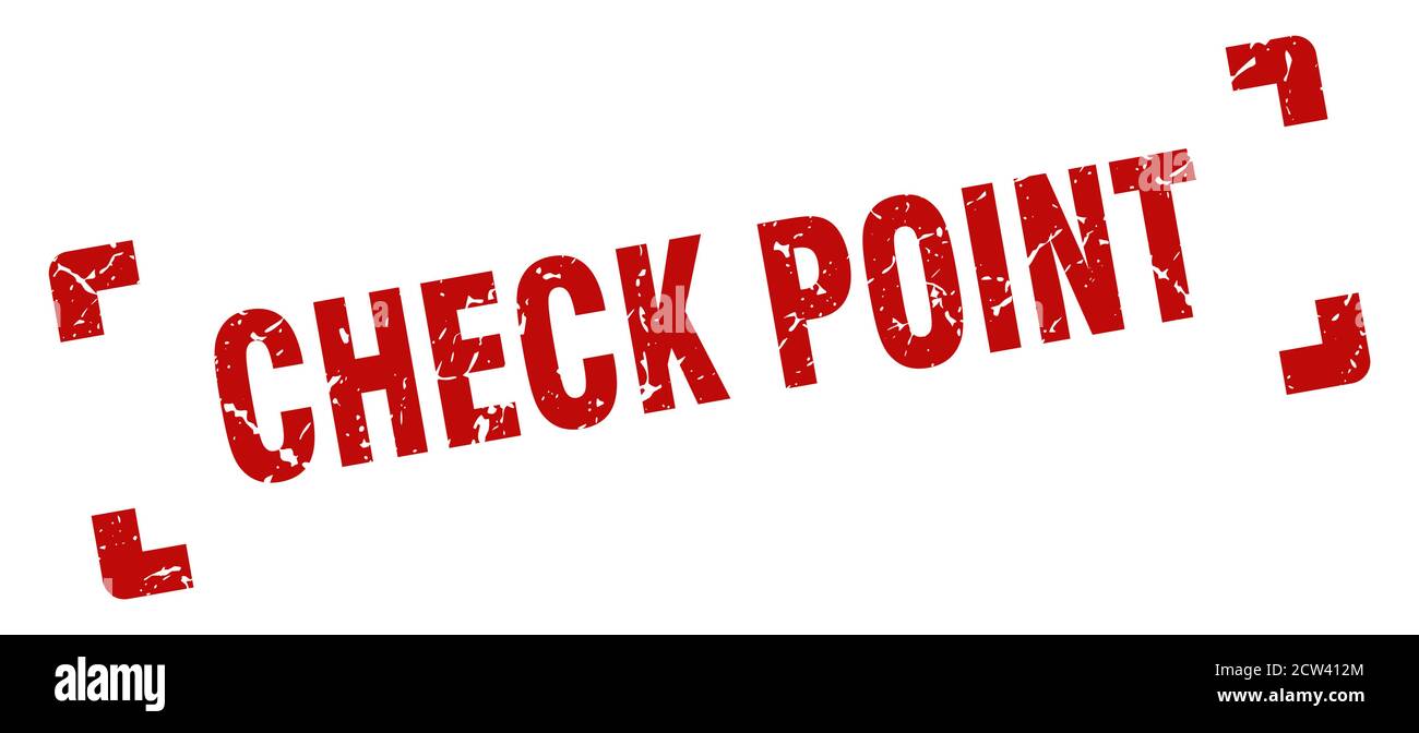 check point stamp. square grunge sign on white background Stock Vector Image & Art - Alamy