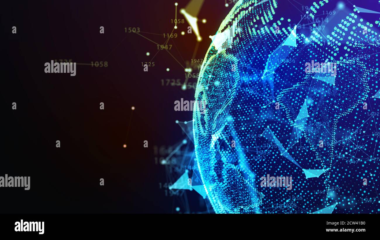 Earth Globe. Background with Light Effect. Global International ...