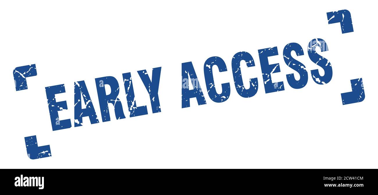 Early access stamp hi-res stock photography and images - Alamy