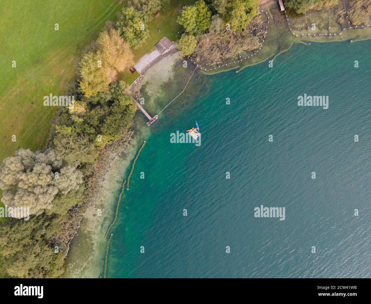 Drone shot over water hi-res stock photography and images - Alamy