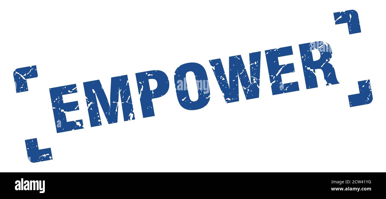 empower stamp. square grunge sign on white background Stock Vector Image & Art - Alamy