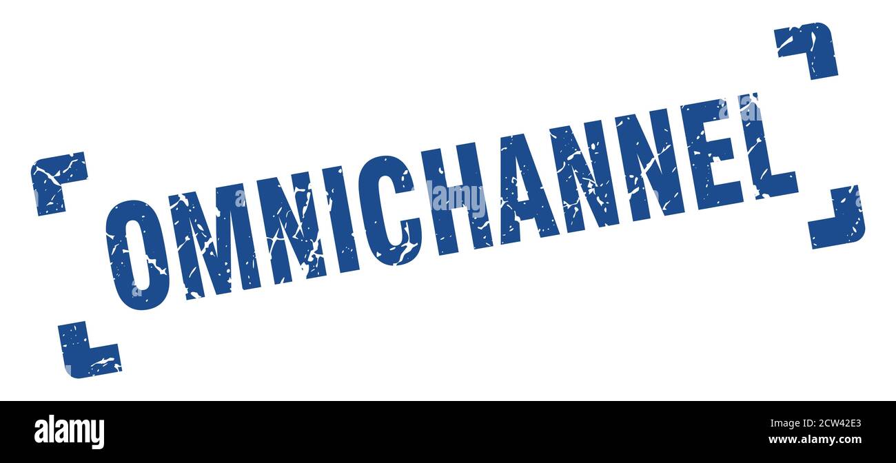 omnichannel stamp. square grunge sign on white background Stock Vector Image & Art - Alamy