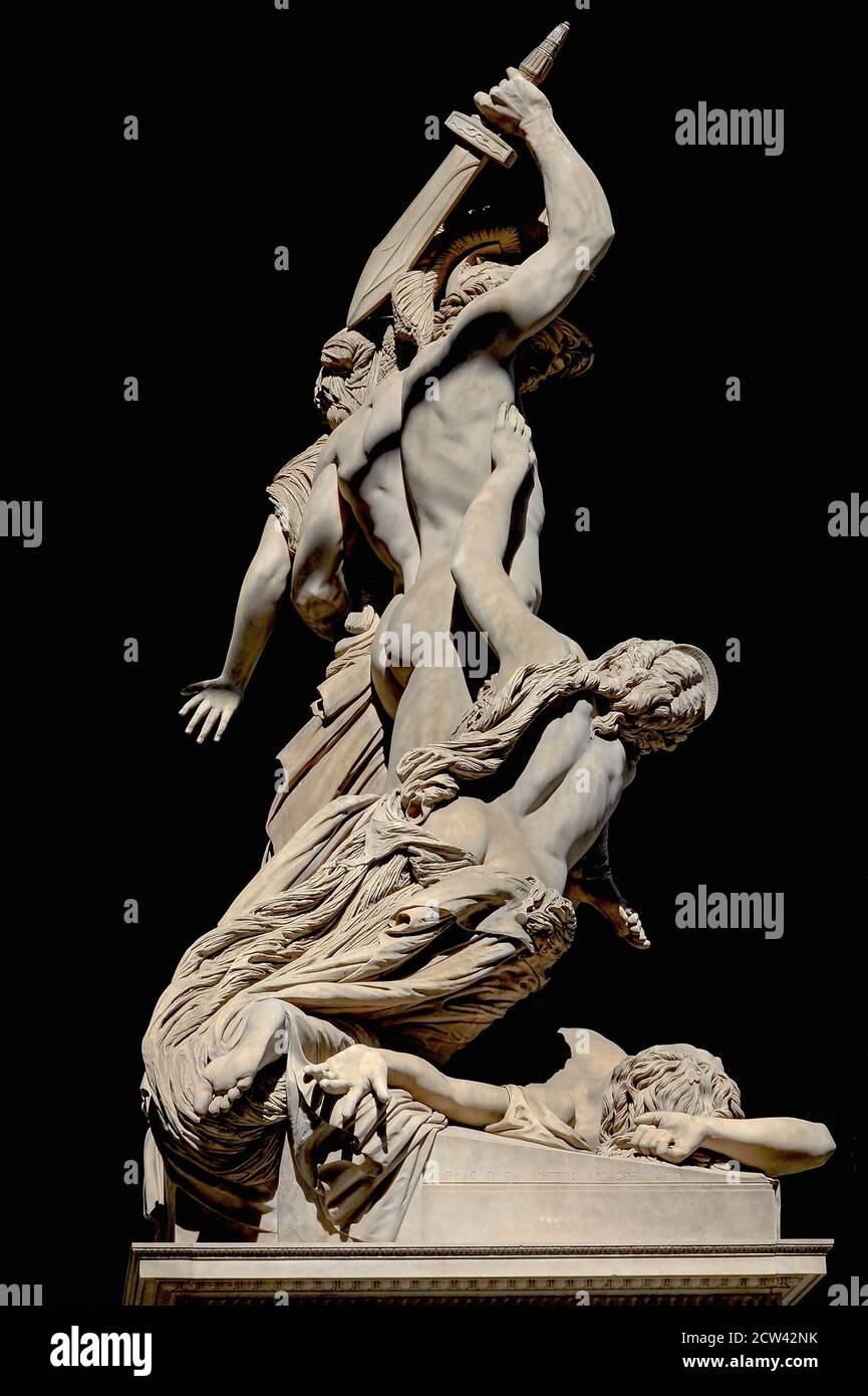 Trojan warrior Polites, son of King Priam of Troy, lies dying at the ...